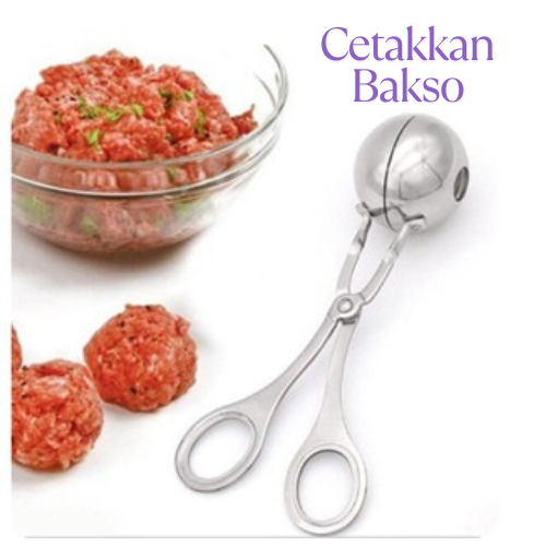 Jual Cetakkan bakso/cetakan bakso praktis sendok bakso/Cetakkan pentol ...