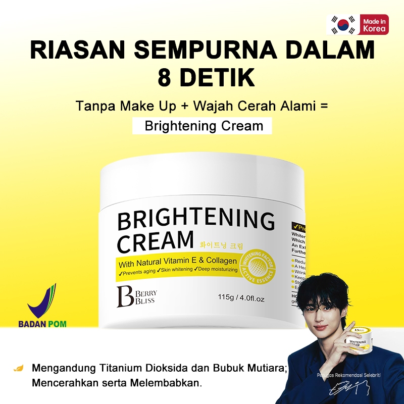 Jual BERRY BLISS Krim cream Gel Pencerah 4in1 | BPOM Terima, Pencerah ...