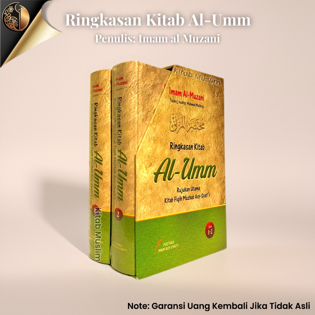 Jual Ringkasan Kitab Al Umm Original ASLI 1 Set Lengkap 2 Jilid Plus ...