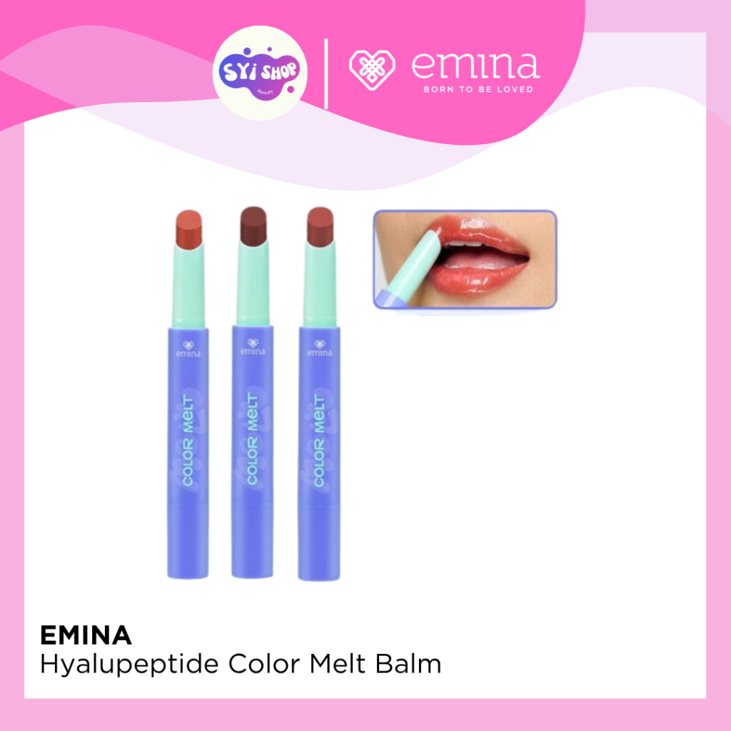 Jual [ORIGINAL] Emina Hyalupeptide Color Melt Balm | Lip Balm Warna ...