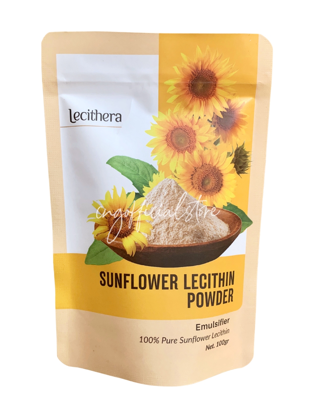 Jual Lecithin Powder SUNFLOWER Halal | Emulsifier Lesitin Bubuk Biji ...