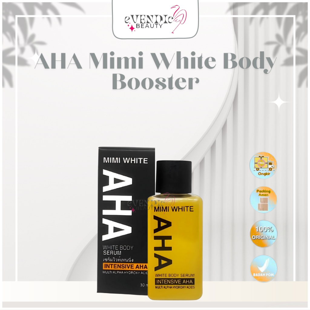 Jual READY BPOM ORIGINAL AHA Mimi White Body Booster Bright Serum Body ...