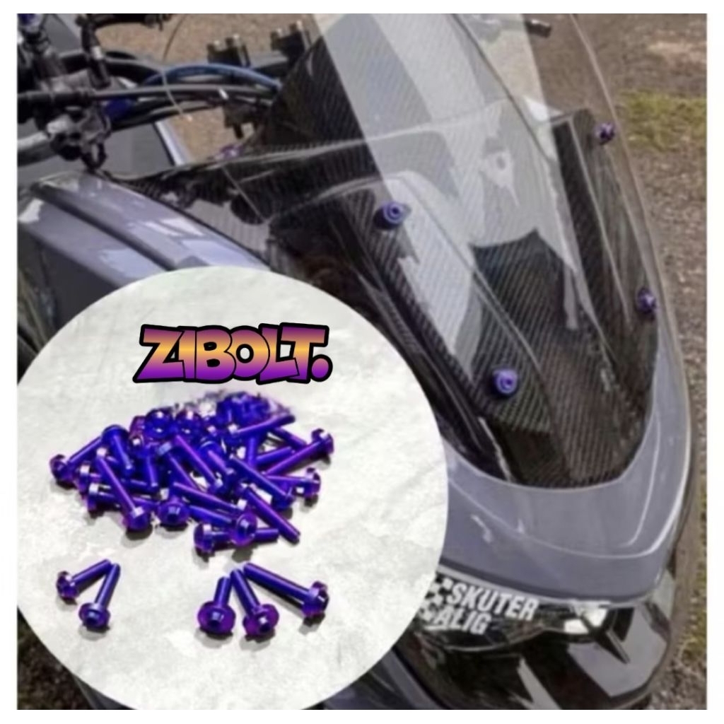 Jual baut visor nmax titanium (4biji) | Shopee Indonesia