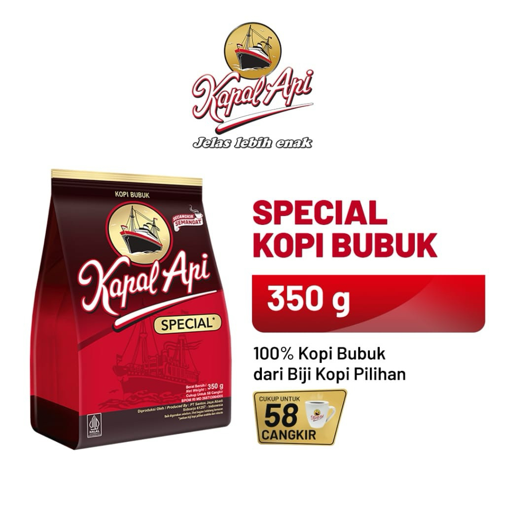 Jual Kapal Api Special Secangkir Semangat - Kopi Kapal Api | Shopee ...
