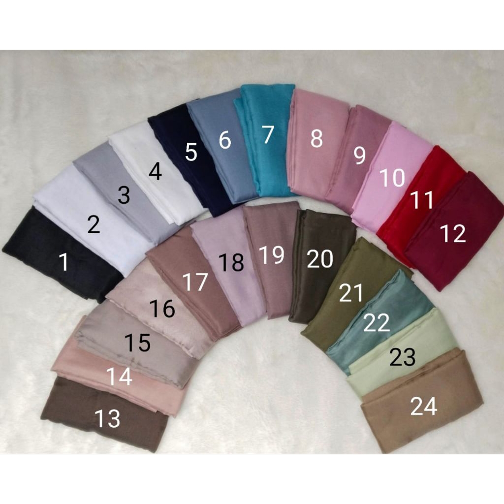Jual Jilbab polos segi empat paris premium | Shopee Indonesia