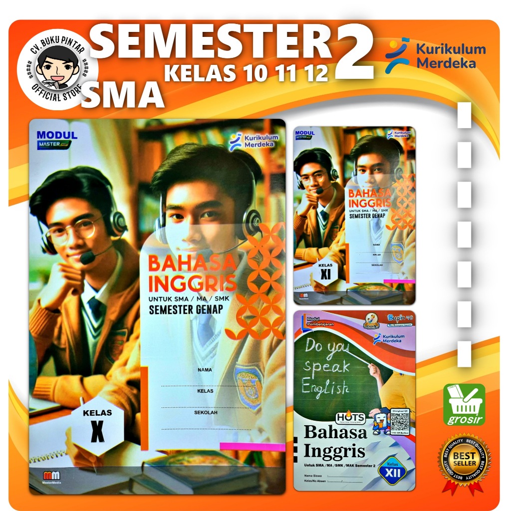 Jual LKS BAHASA INGGRIS SMA/ MA KELAS 10 11 12 SEMESTER 2 KURIKULUM MERDEKA 2024-2025 | mm ...