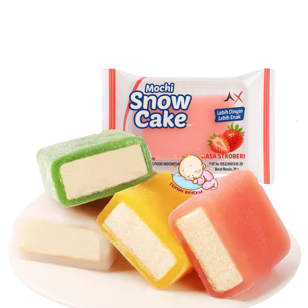 Jual Mochi Snow Cake 28gr Moci Aneka Rasa Buah Strawberry Mangga Susu ...