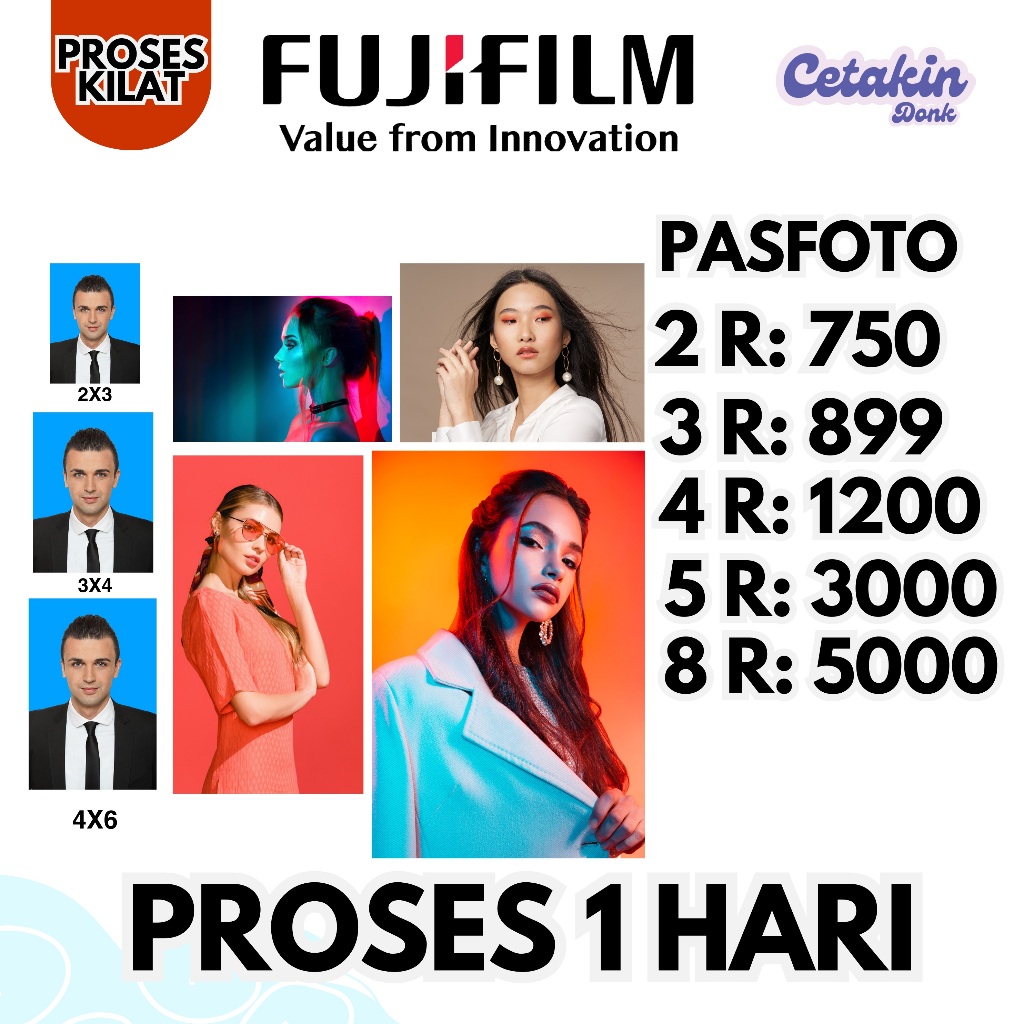 Jual Cetak Pas Foto MURAH Ukuran 2x3 3x4 4x6 6x9 3R 5R 6R 8R 8RP ...