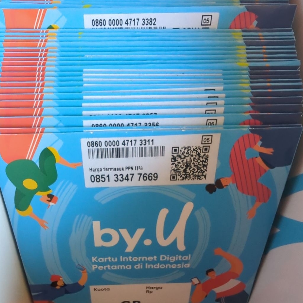 Jual A) Nocan ByU segel belum registrasi. SUDAH termasuk kuota 3GB ...