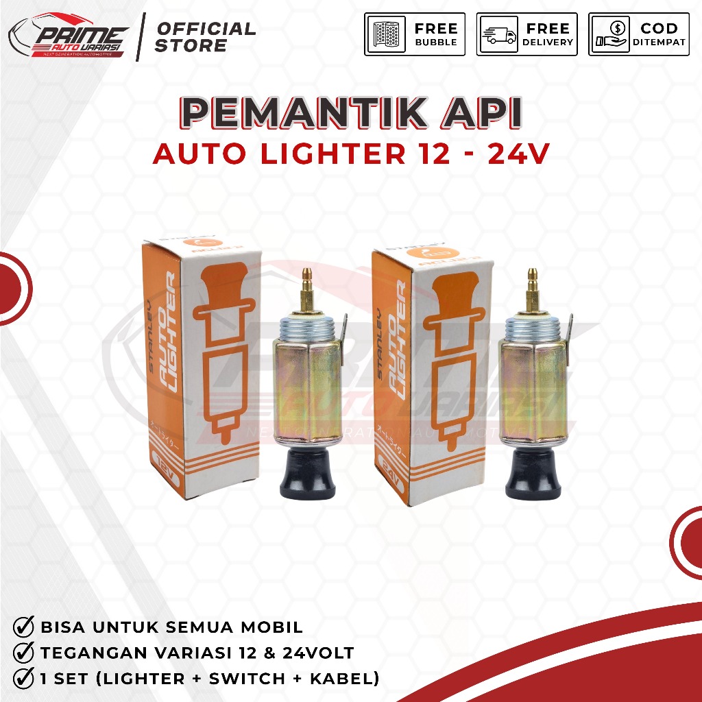 Jual Auto Cigret Lighter & Pematik Auto Mobil Stanley 12V/24V | Shopee ...