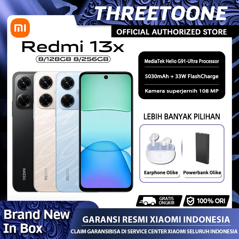 Jual [Official Store] Xiaomi Redmi 13x (8/128GB) (8/256GB) Kamera super ...