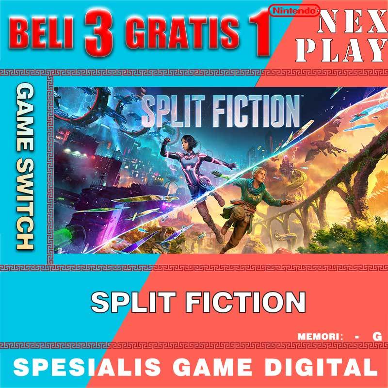 Jual SPLIT FICTION Nintendo Switch Digital Game （BELI 3 GRATIS 1 ...