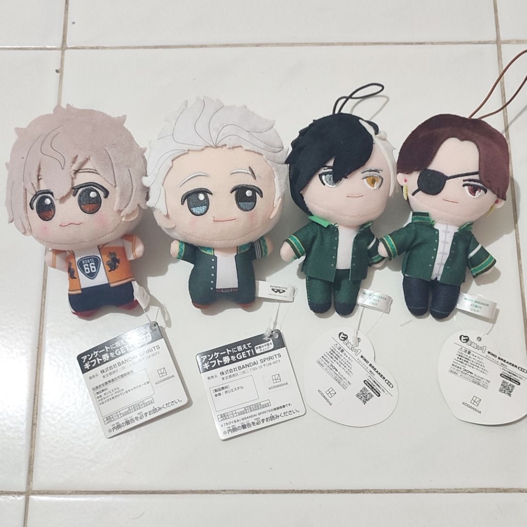 Jual Wind Breaker Sakura, Umemiya, Suo & Choji Official Plush | Shopee ...