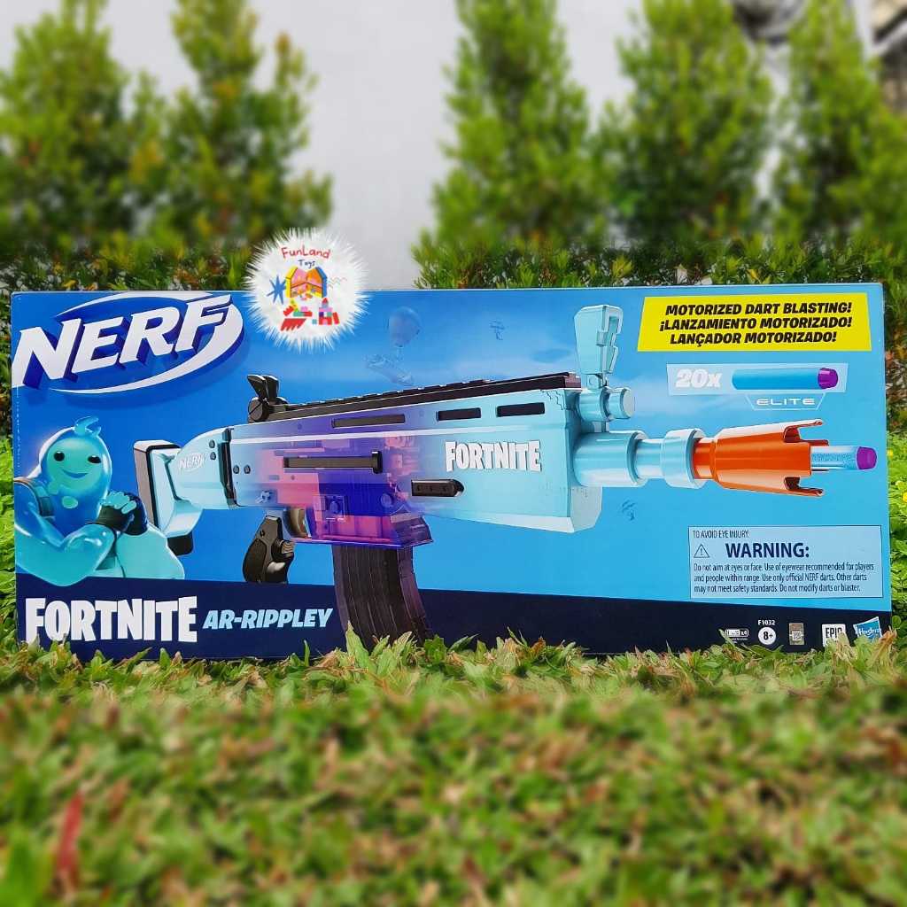 Jual Nerf Fortnite AR Rippley Blaster | Shopee Indonesia