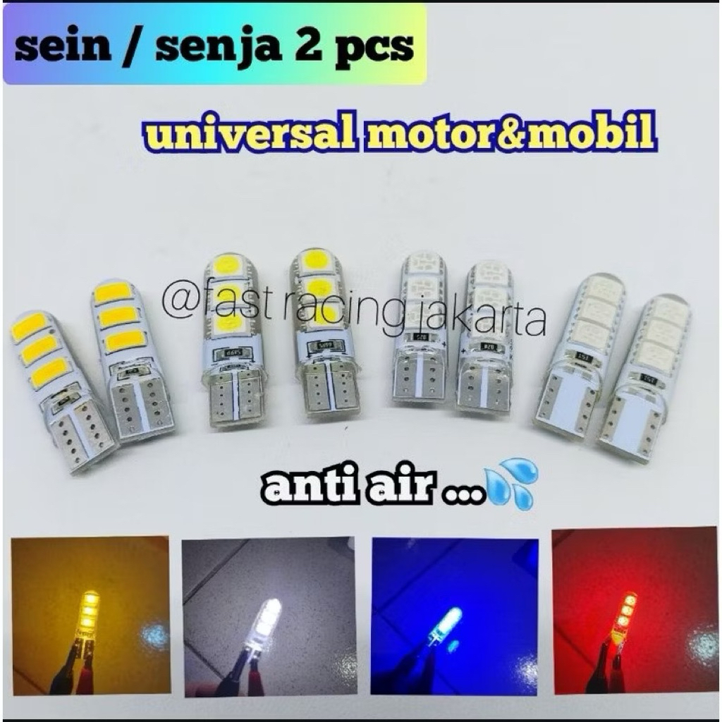Jual LAMPU SEN LED JELLY T10 / LAMPU SENJA LED T10 LAMPU SEIN JELY ...