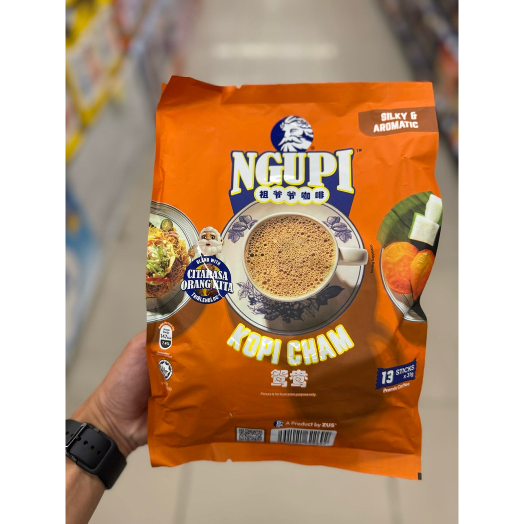 Jual Zus ngupi coffee kopi cham 13s / kopi putih 13s / kopi O 18s ...