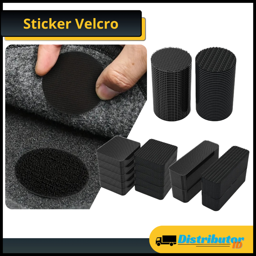 Jual Stiker Velcro Perekat Serbaguna Karpet Anti Slip Bulat Persegi ...