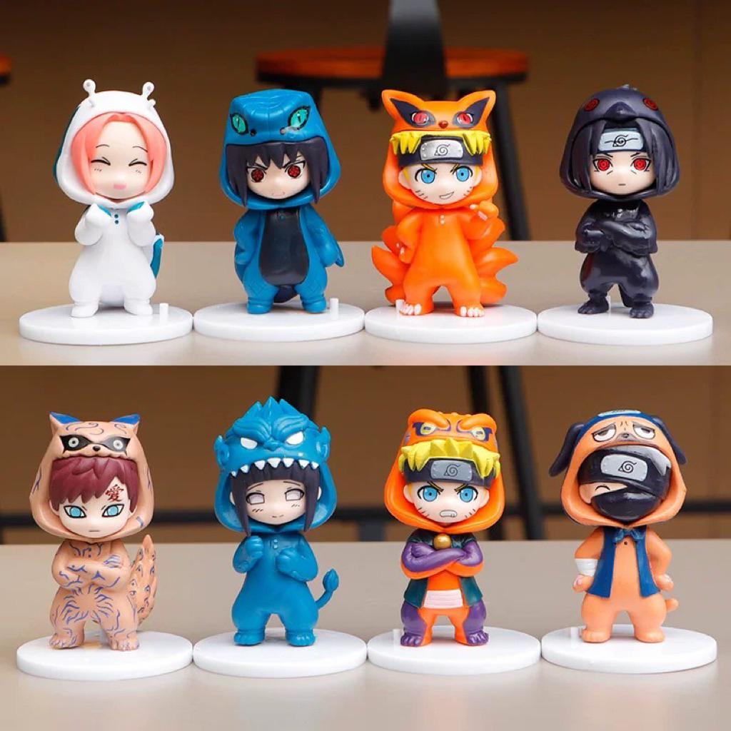 Jual Blind Box Figure Naruto PIJAMA Hoodie - Naruto Sasuke Gaara Itachi ...