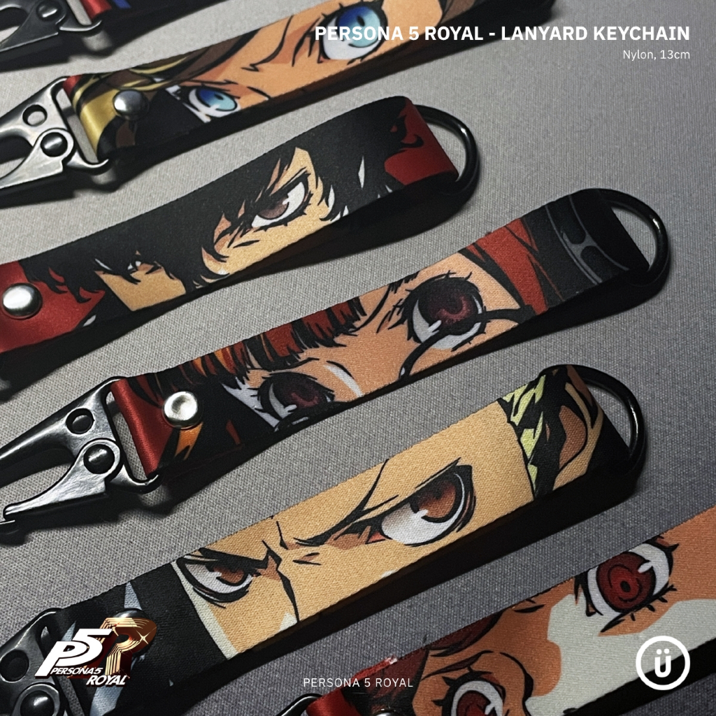 Jual Persona 5 Royal - Critical Hit Character Cut-ins Lanyard Keychain ...