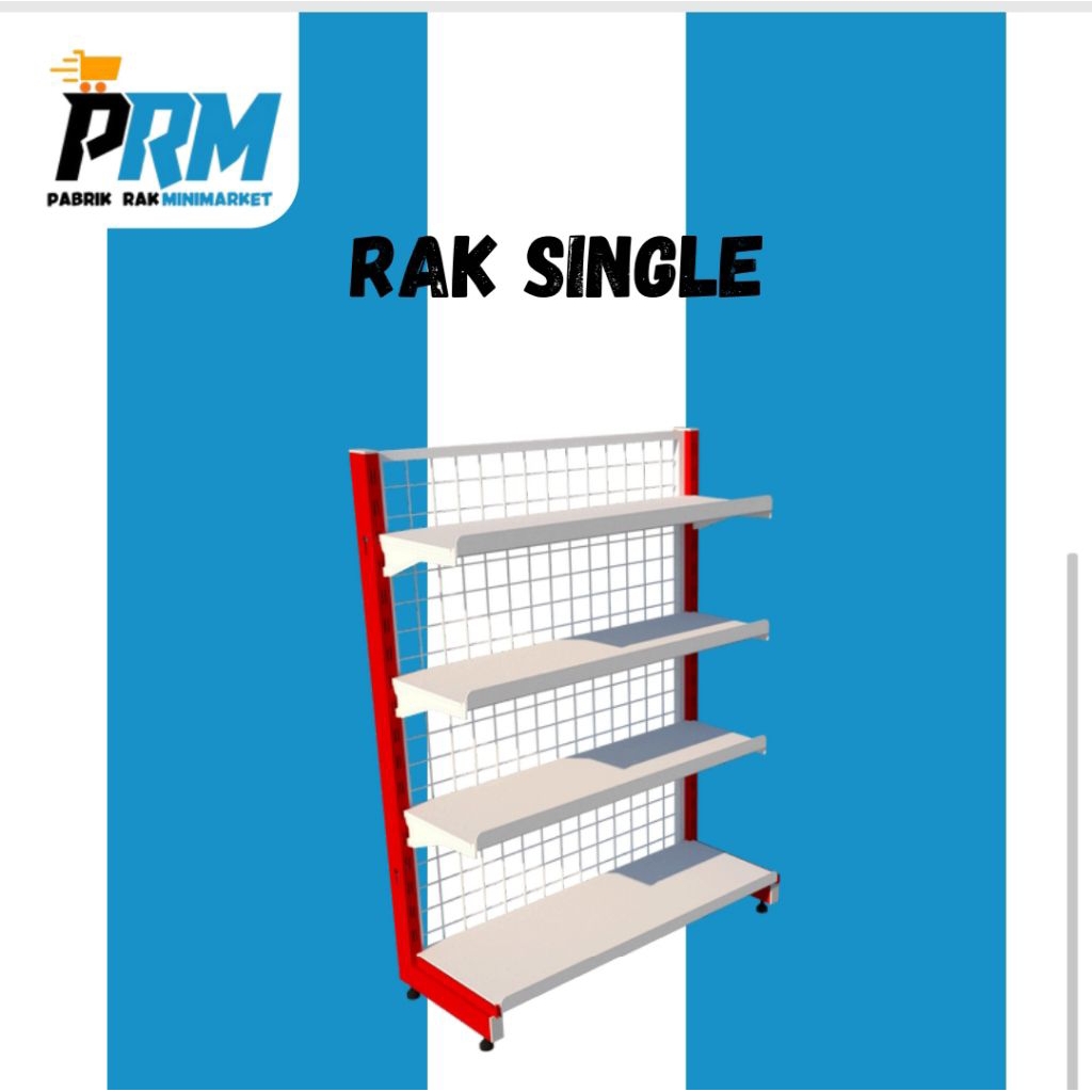 Jual Rak Gondola Minimarket Single / Tepi untuk Toko / Minimarket ...