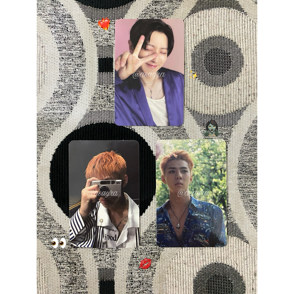 Jual [READY STOCK) official photocard EXO Chanyeol EXIST dan Sehun THE ...