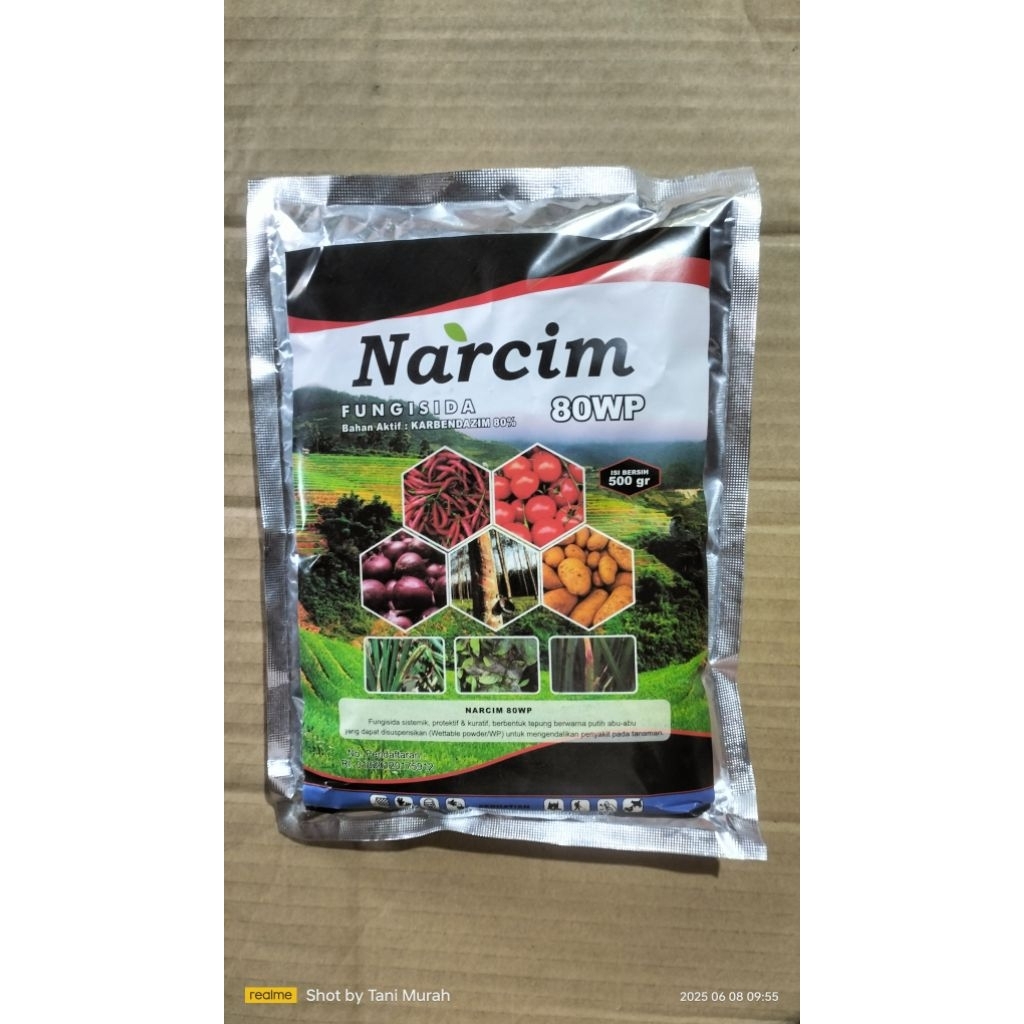 Jual NARCIM 80 WP Karbendazim 500 gram Obat pembasmi penyakit jamur ...