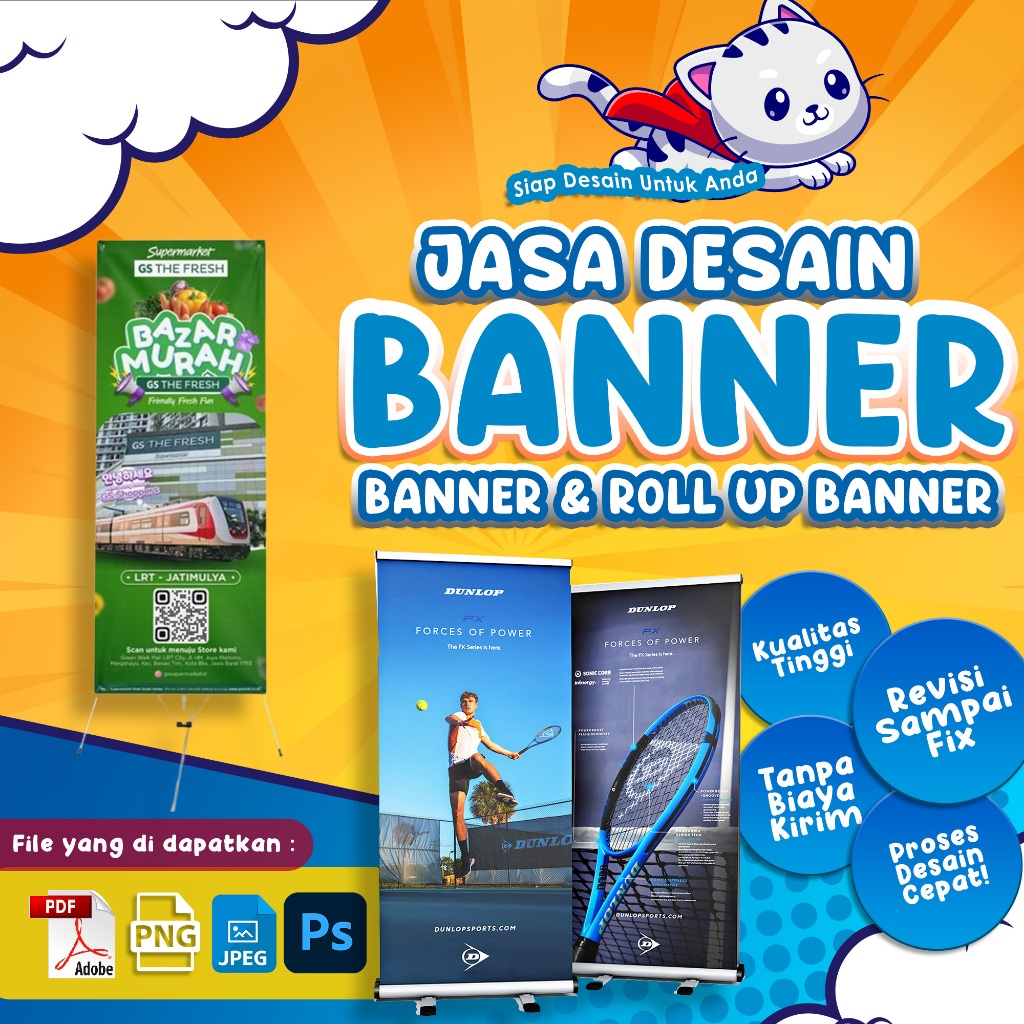 Jual Jasa Desain Banner Roll Up Promosi Usaha Profesional | Shopee ...