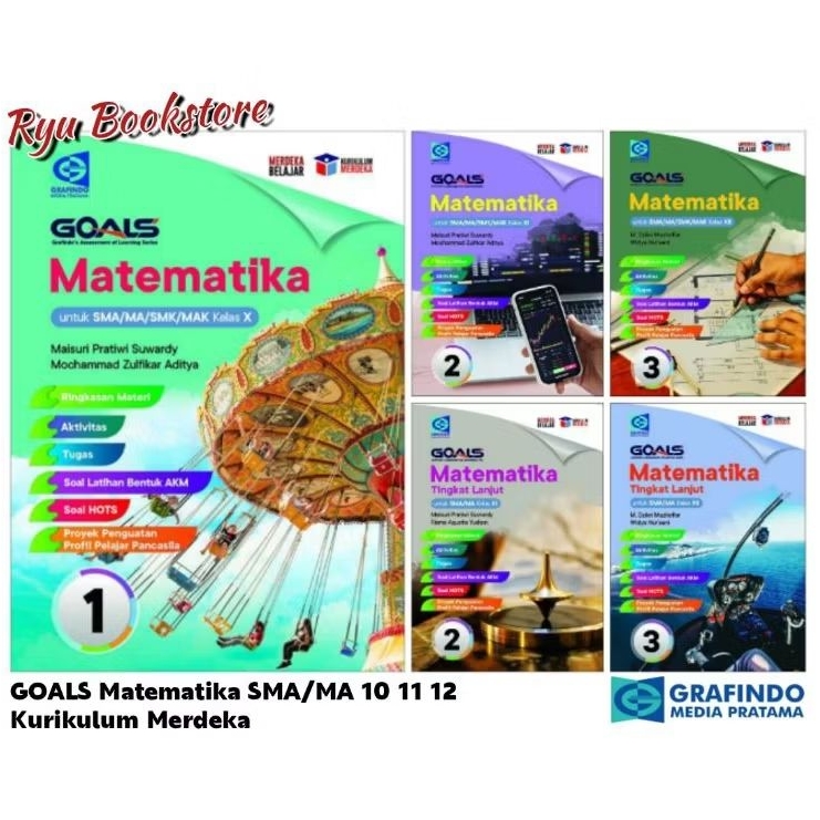 Jual Buku GOALS Matematika SMA/MA 10 11 12 | Merdeka | Grafindo | Shopee Indonesia