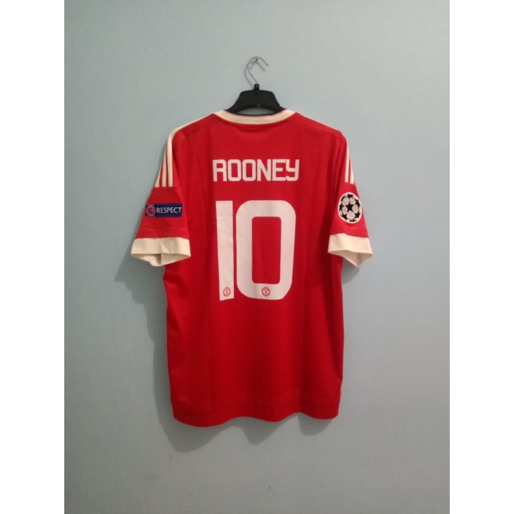 Jual Jersey Manchester United Home 2015 - 2016 Original ROONEY L ...