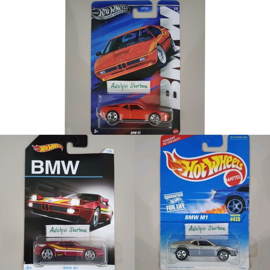 Jual hotwheels hot wheels bmw m1 edisi bmw 1/8 silver series 1/5 street ...