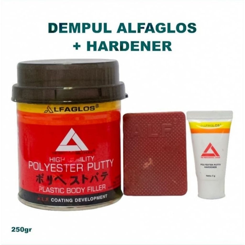 Jual Dempul Alfa 250 gram alf plastik plastik dempul besi motor mobil ...