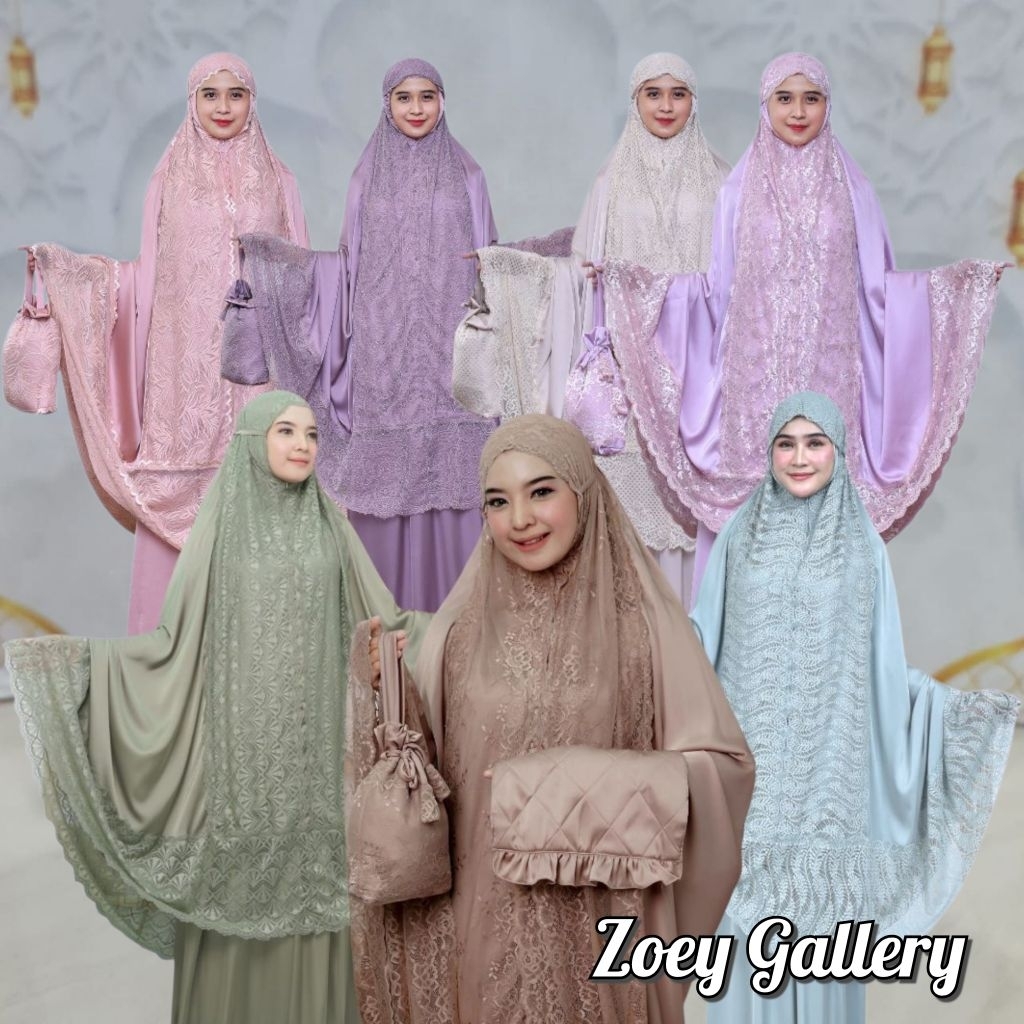 Jual Mukena Dewasa 2in1 Silk Premium Seserahan | Mukena Dewasa 2in1 ...