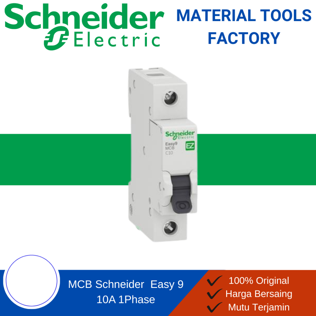 Jual MCB - MCB 10A - MCB Schneider Easy9 10A 1 Phase | Shopee Indonesia