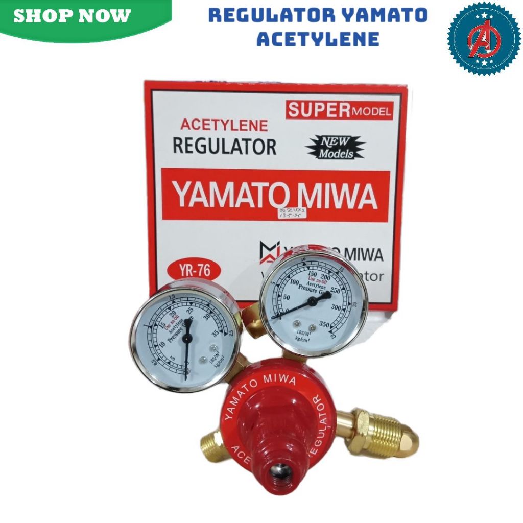 Jual Regulator Las Acetylene Miwa Yamato / Regulator Welding Las ...