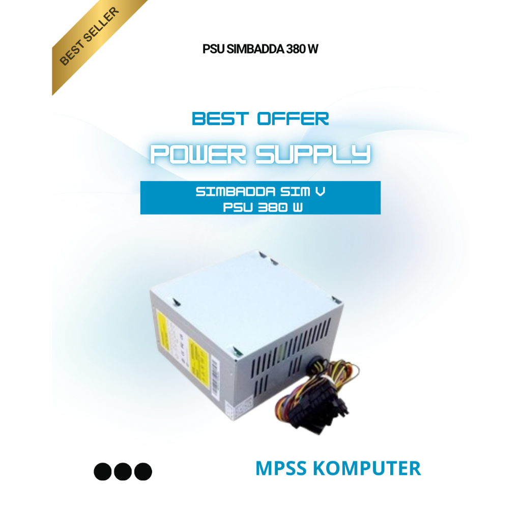 Jual Power Supply / PSU PC Komputer Simbadda 380 Watt | Shopee Indonesia