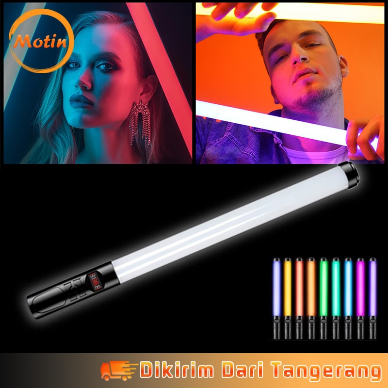 Jual 10W Fill Light RGB Lightstick Lampu Fotografi Light LED Tube Stick ...