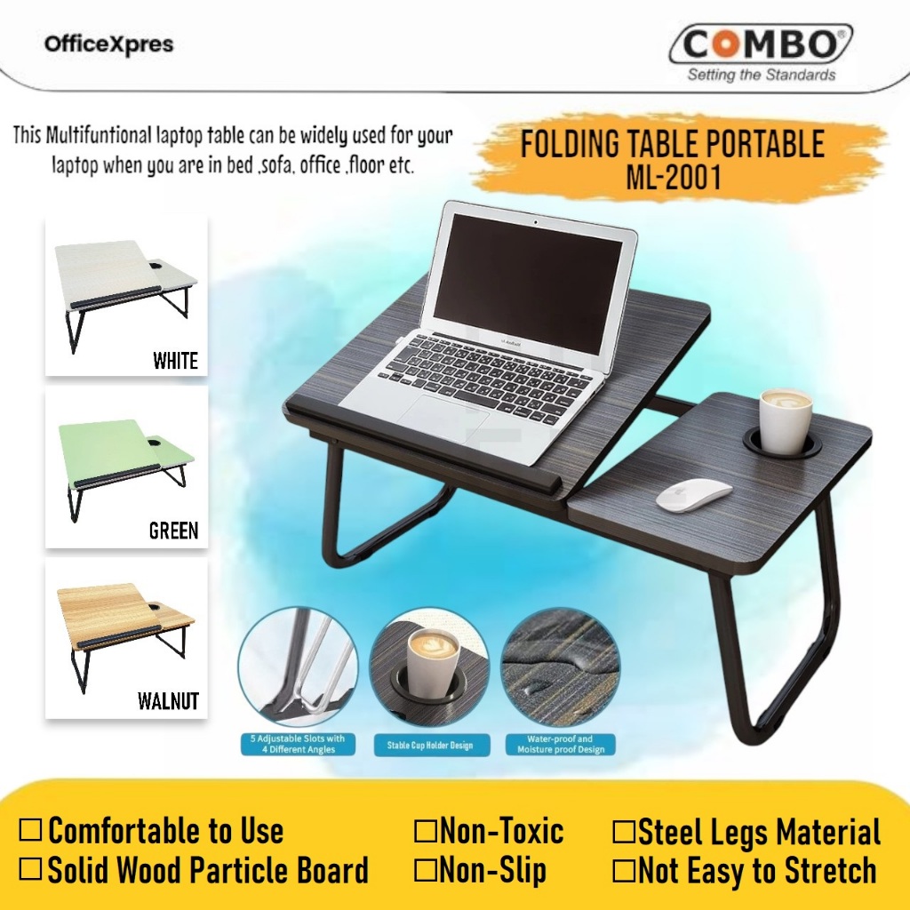 Jual Folding Table Portable ML-2001 / Meja Lipat / Meja Laptop / Meja ...