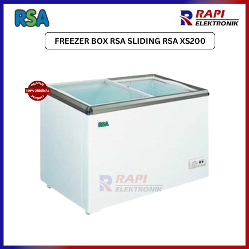 Jual FREEZER BOX RSA SLIDING RSA XS200 / Chest Freezer Box Sliding 200L ...