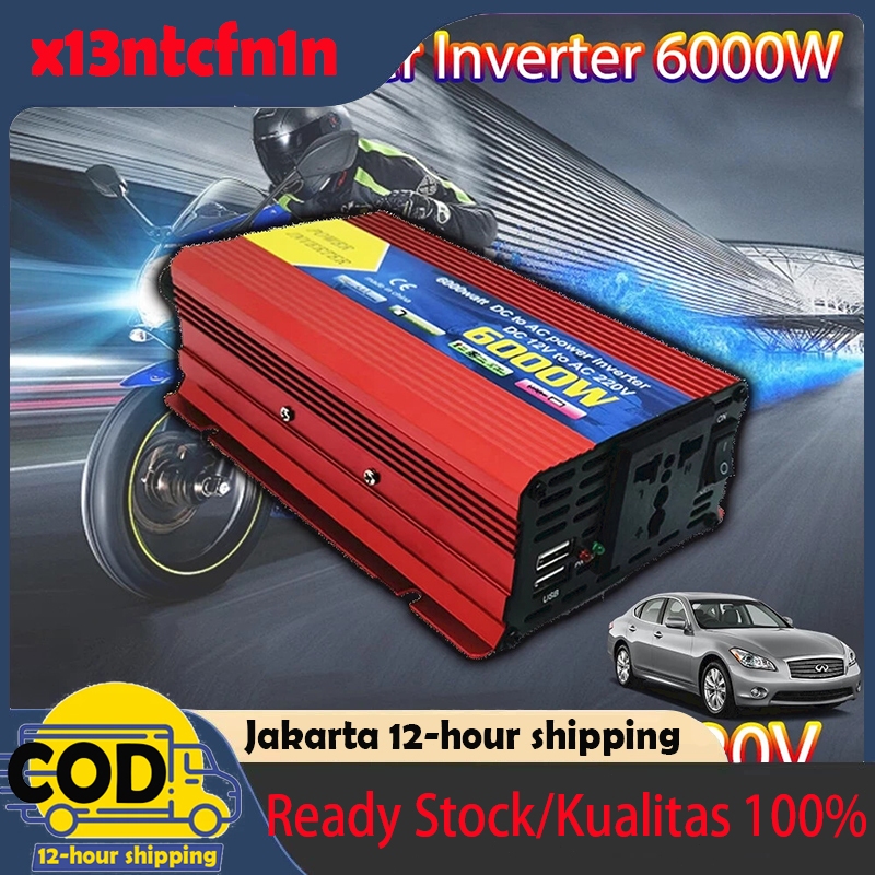 Jual Ori Power Inverter Pure Sine Wave DC12V AC220V 6000W Inverter Digital 12Vol 6000Wat Limited ...