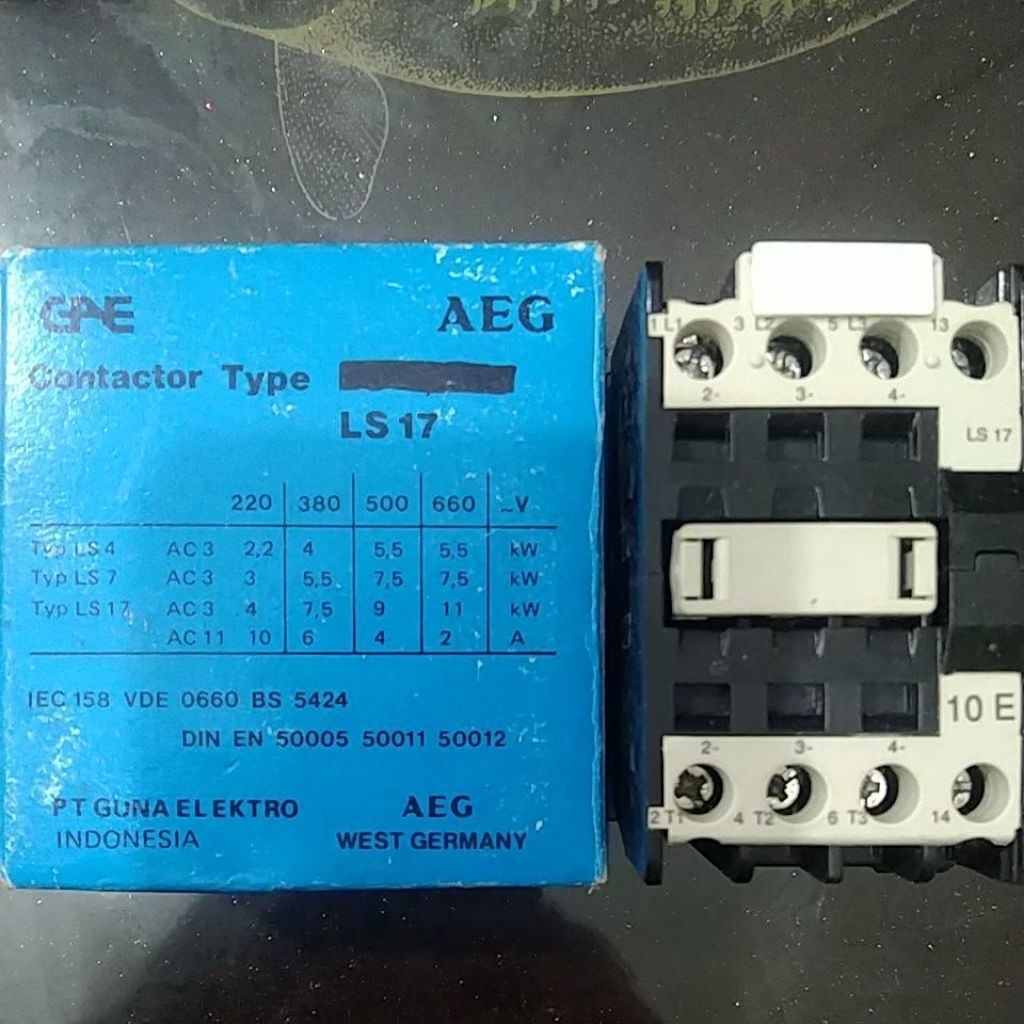 Jual Contactor Type LS 17 Merk AEG | Shopee Indonesia