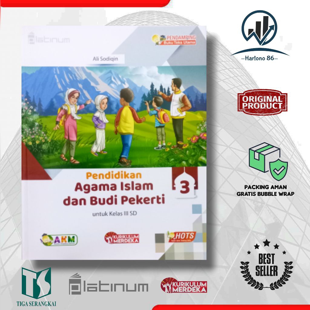 Jual Buku Pendamping PAI revisi platinum tiga serangkai untuk SD/MI Kelas 3 Kurikulum Merdeka ...