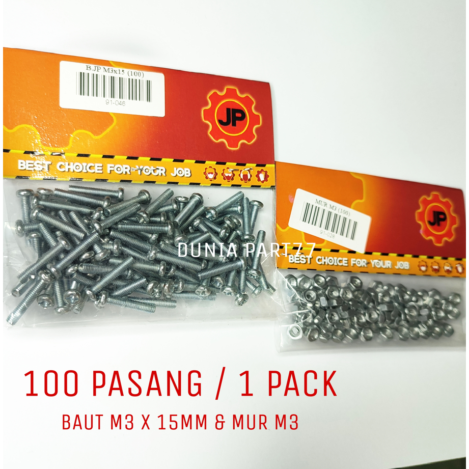 Jual Baut M3 X 15 MM Mur m3 baut m3x15mm Baut Transistor toshiba sanken ...
