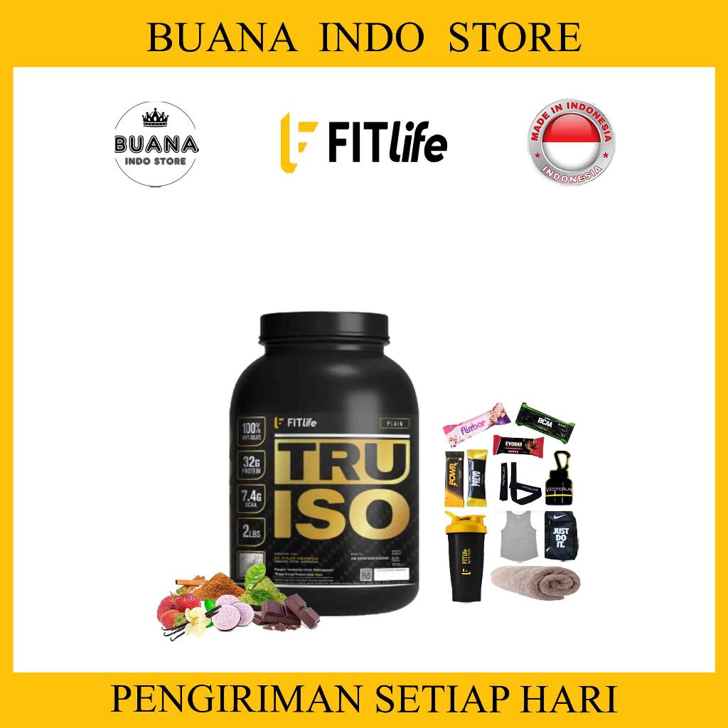 Jual FITlife Truiso Whey Protein Isolate 2lbs 900gr - Susu Suplemen GYM ...