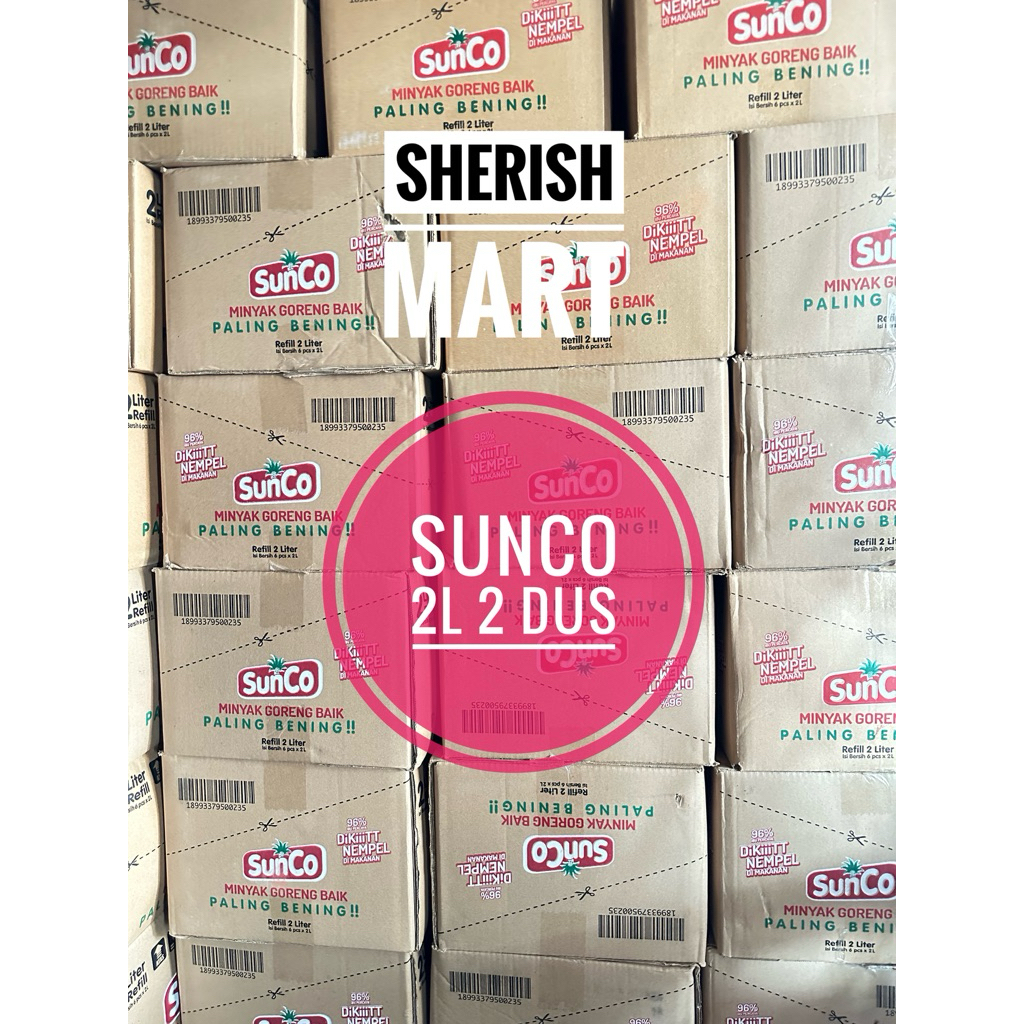 Jual SUNCO 2 L dapat 2 Dus (kirim Instan) | Shopee Indonesia