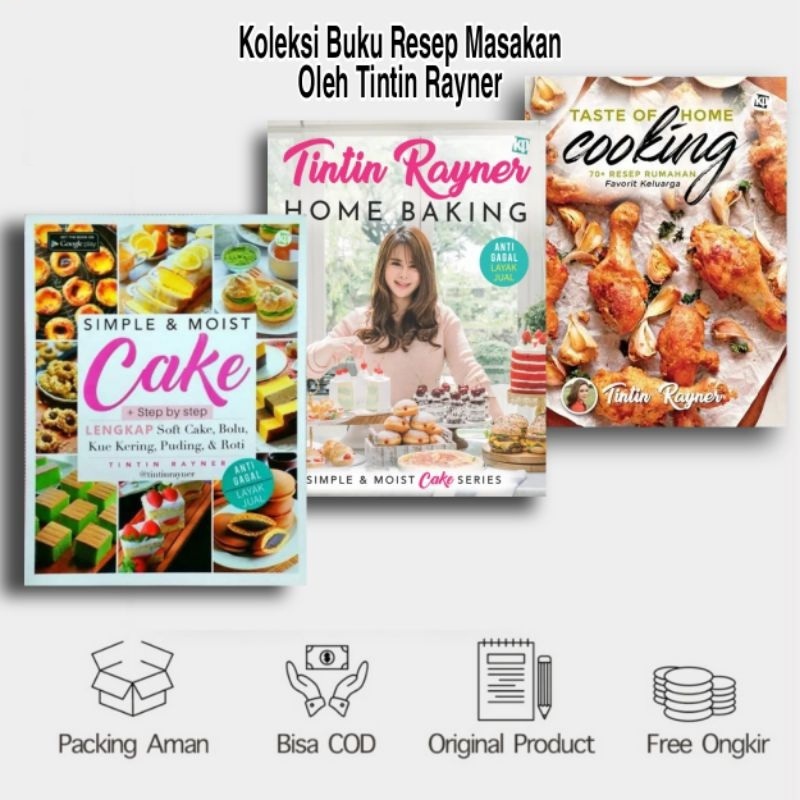 Jual Buku Resep Taste Of Home Cooking - Home Baking - Simple & Moist ...