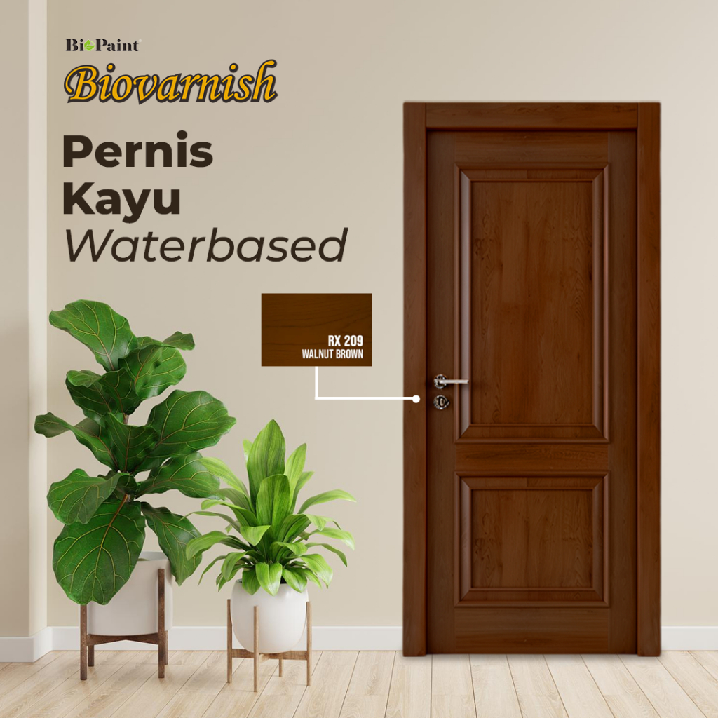 Jual Pernis Kayu Biovarnish Wood Stain Warna Walnut Brown Plitur Kayu ...