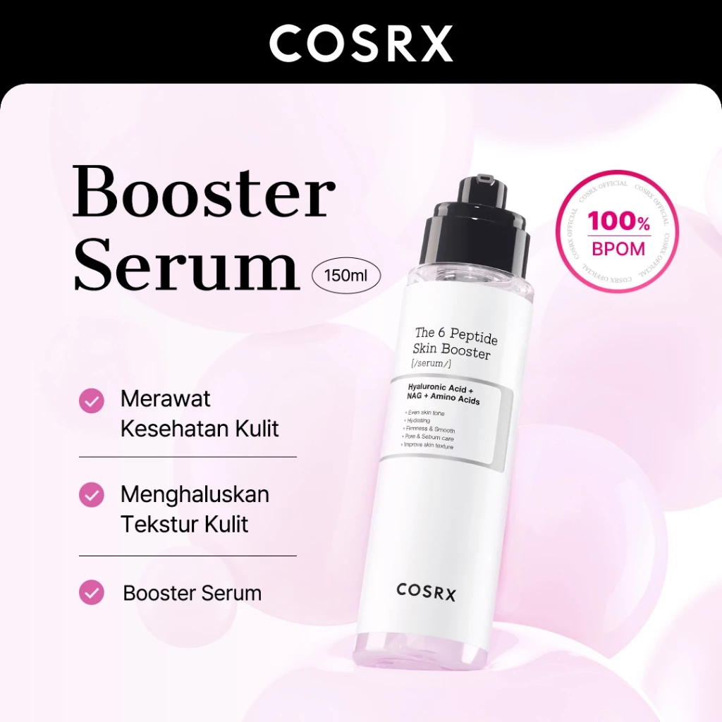Jual 【100% ORI】cosrx the 6 peptide skin booster brightening 150ml&menyamarkan kerutan dan garis ...