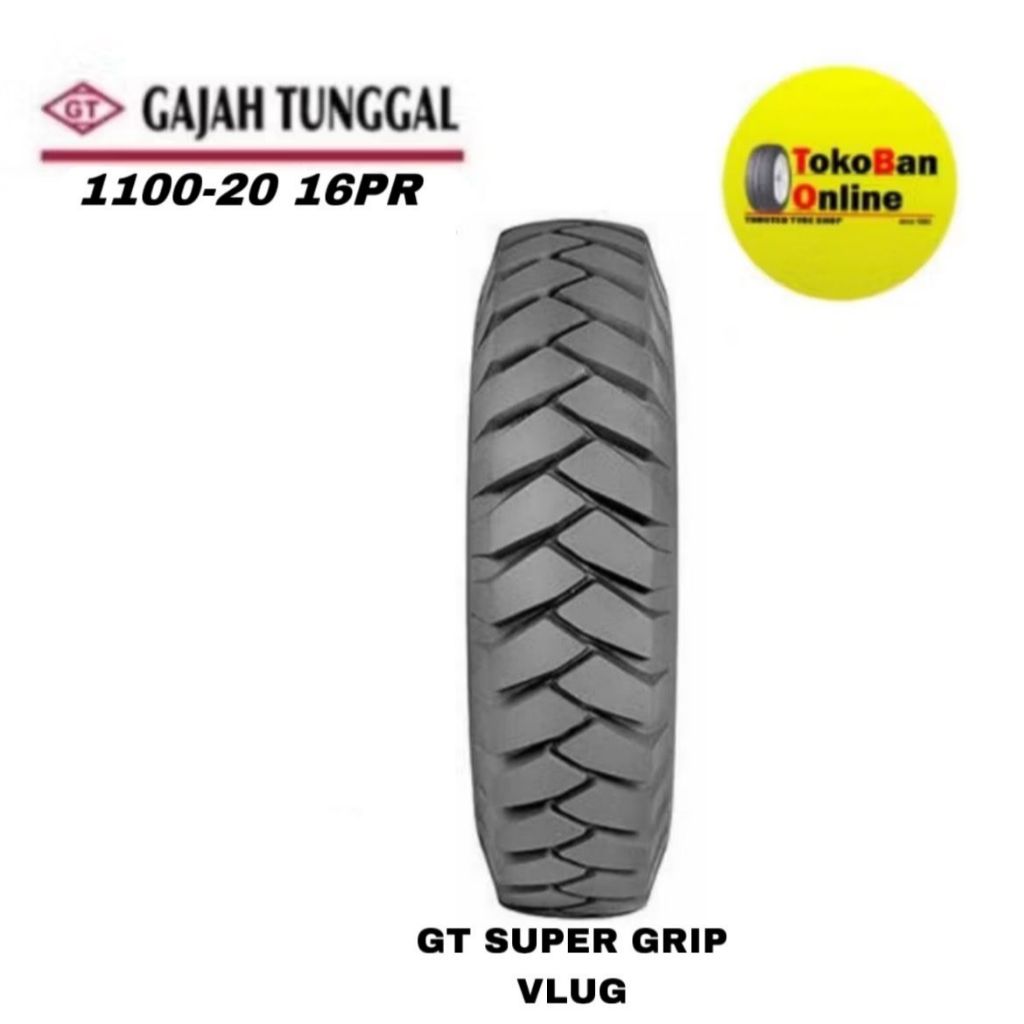 Jual Ban Truk GAJAH TUNGGAL GT 1100-20 1100/20 16PR super grip Vlug | Shopee Indonesia