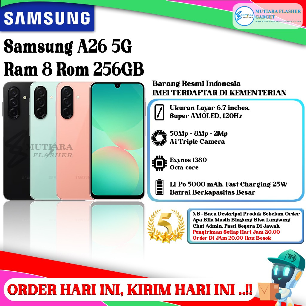 Jual Samsung A26 5G Ram 8GB Rom 256GB | Shopee Indonesia