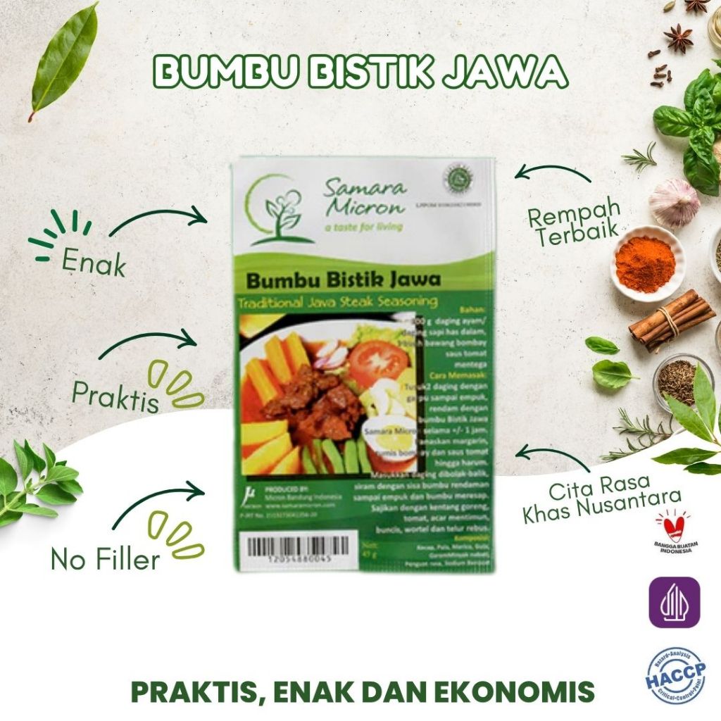 Jual Bumbu Racik Samara Micron - Bumbu Bistik Jawa - Bumbu Instan ...